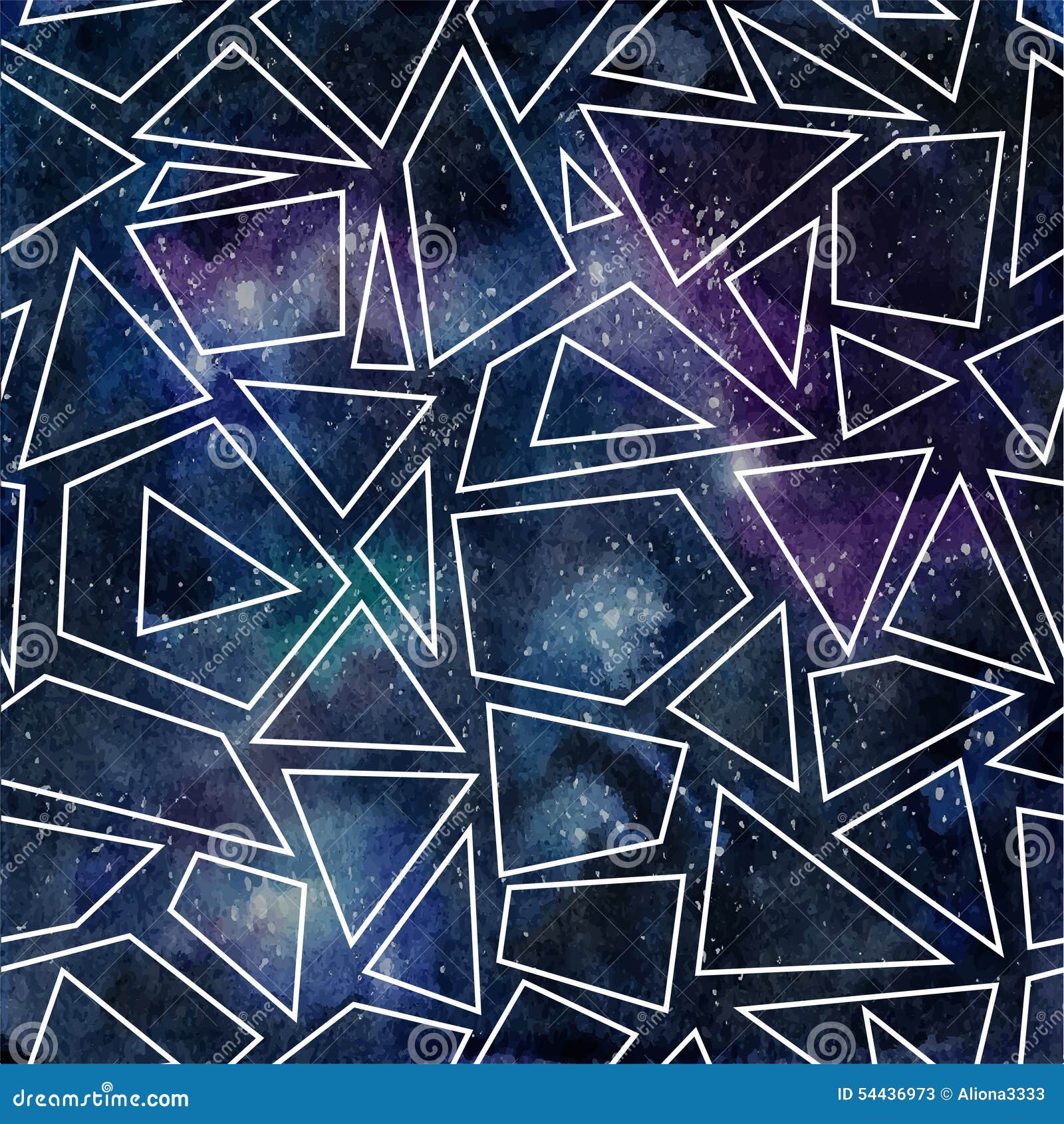 Dark Outline Cosmic Pattern Stock Illustration - Illustration of stars ...