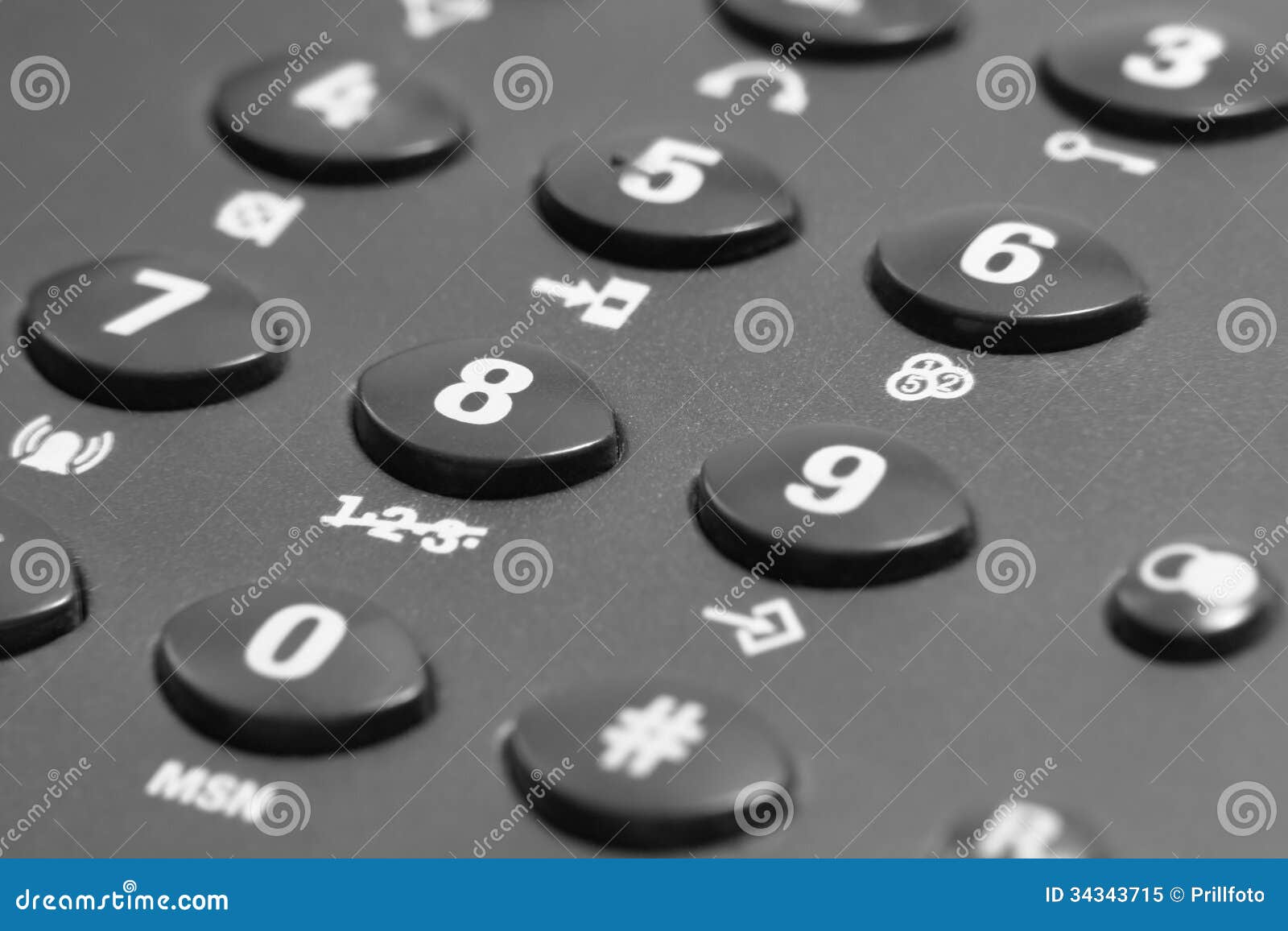 Dark phone keypad stock image. Image of receiver, frame - 34343715