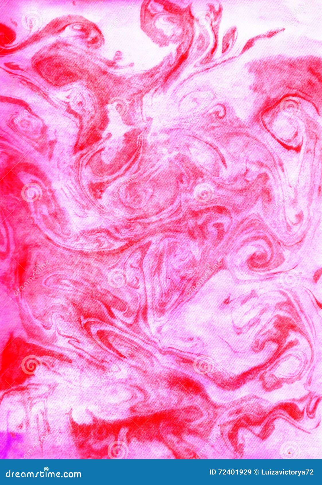 Dark Pink Abstract Painting Ebru Backdrop Stock Illustration ...