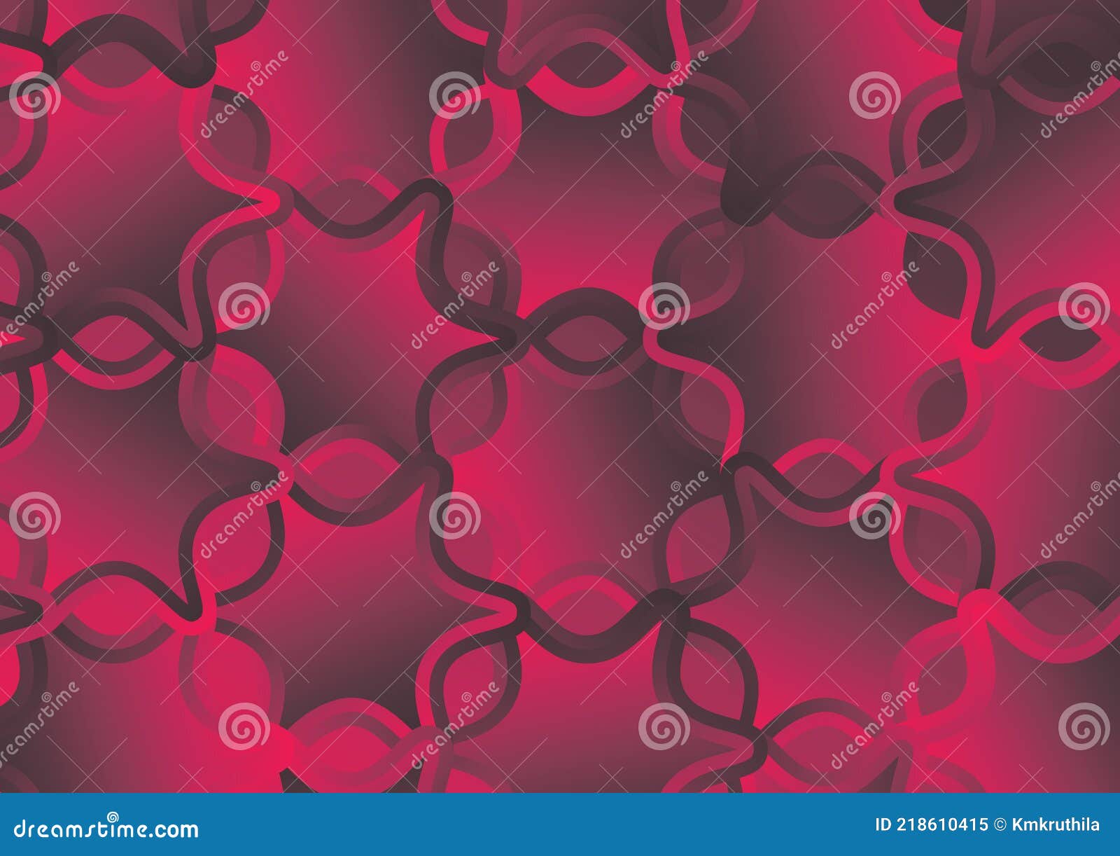Dark Pink Gradient Ornament Pattern Background Vector Graphic Stock ...