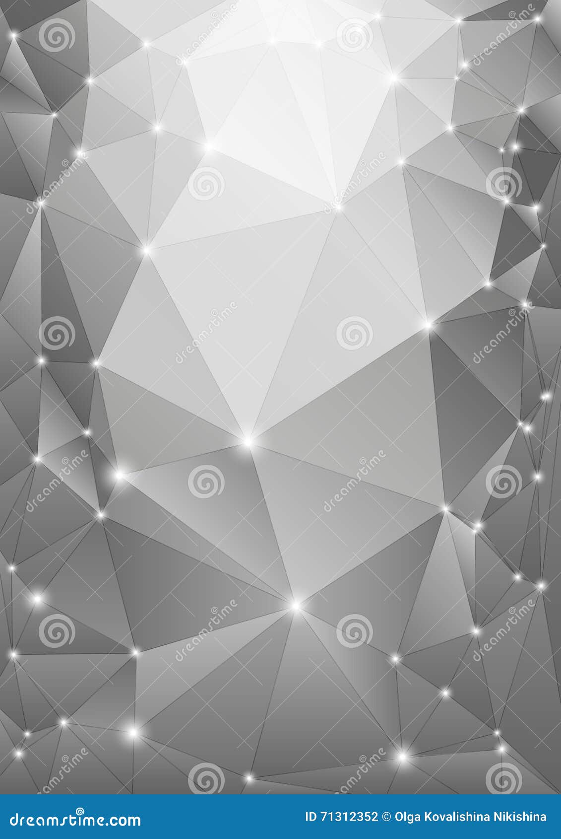 Dark Polygonal Background with Light Shine EPS10 Stock Vector ...