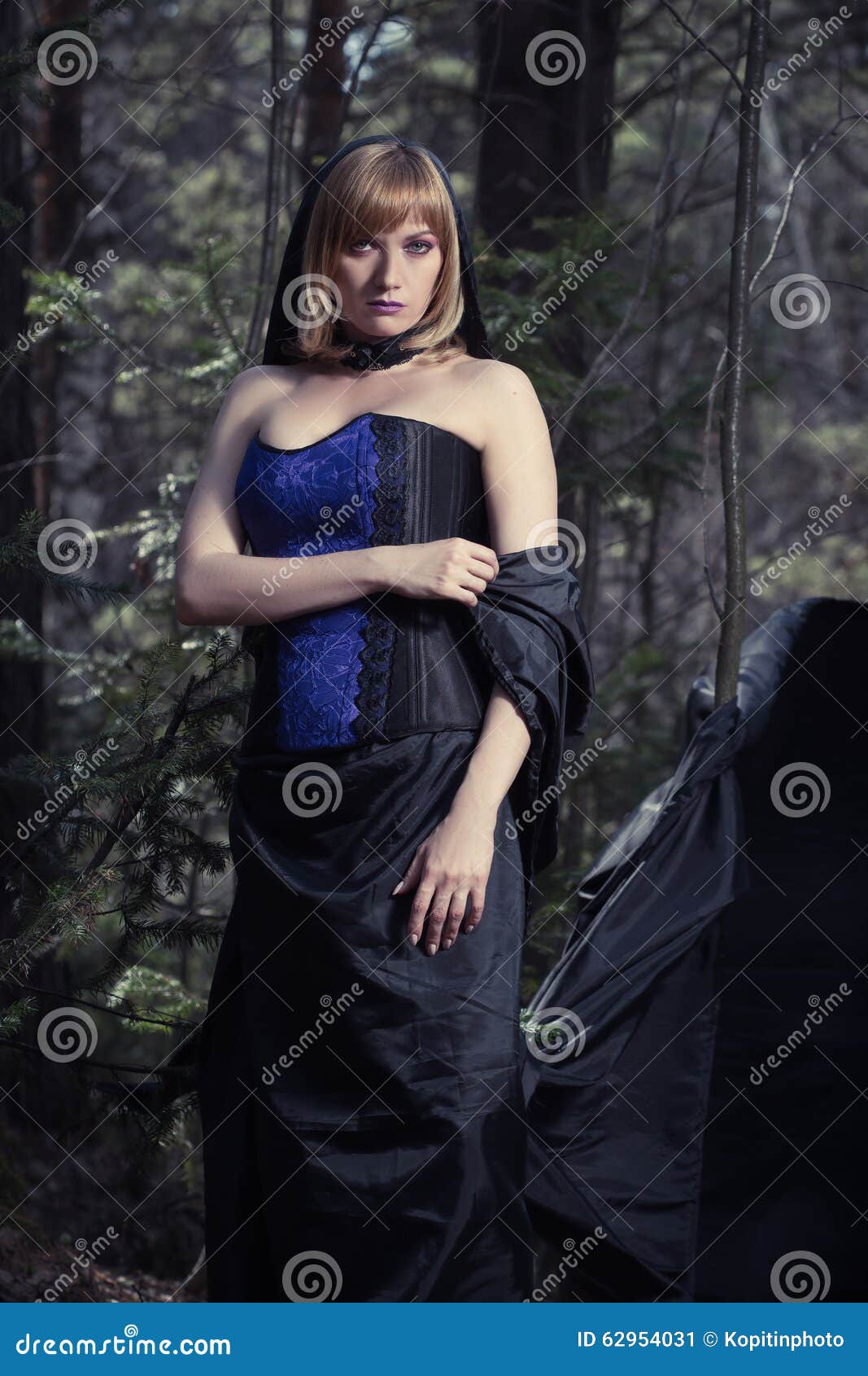 Dark Portrait of the Forest Keeper. Fantasy and Stock Image - Image of ...