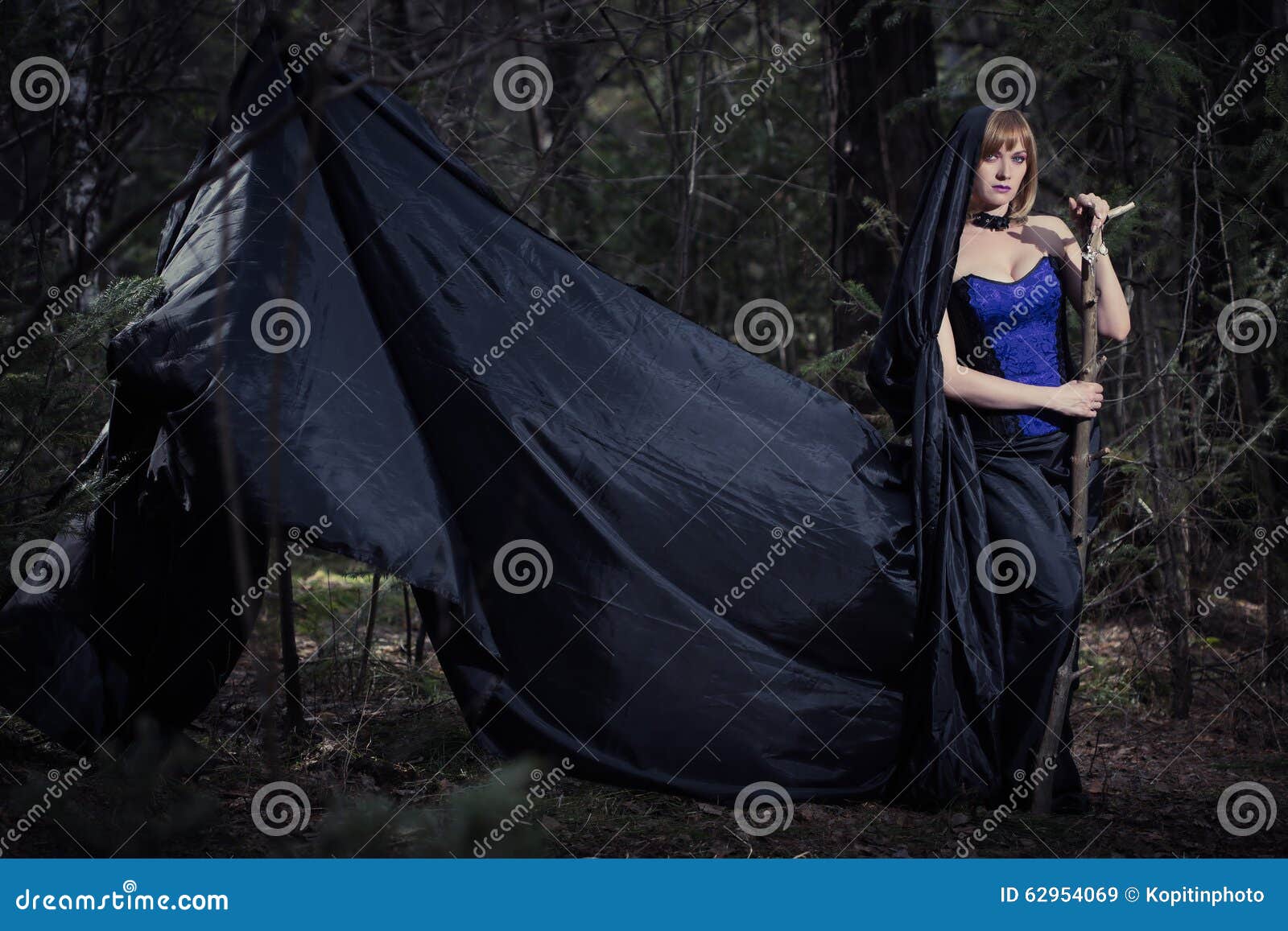 Dark Portrait of the Forest Keeper. Fantasy and Stock Image - Image of ...