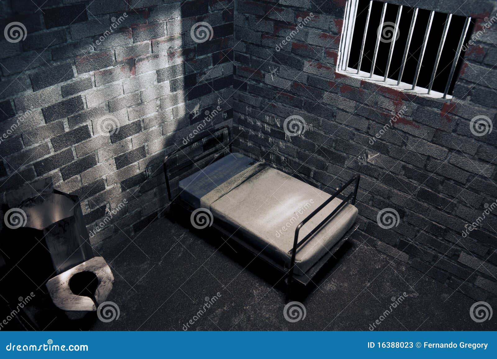 Dark prison cell at night stock image. Image of coop - 16388023