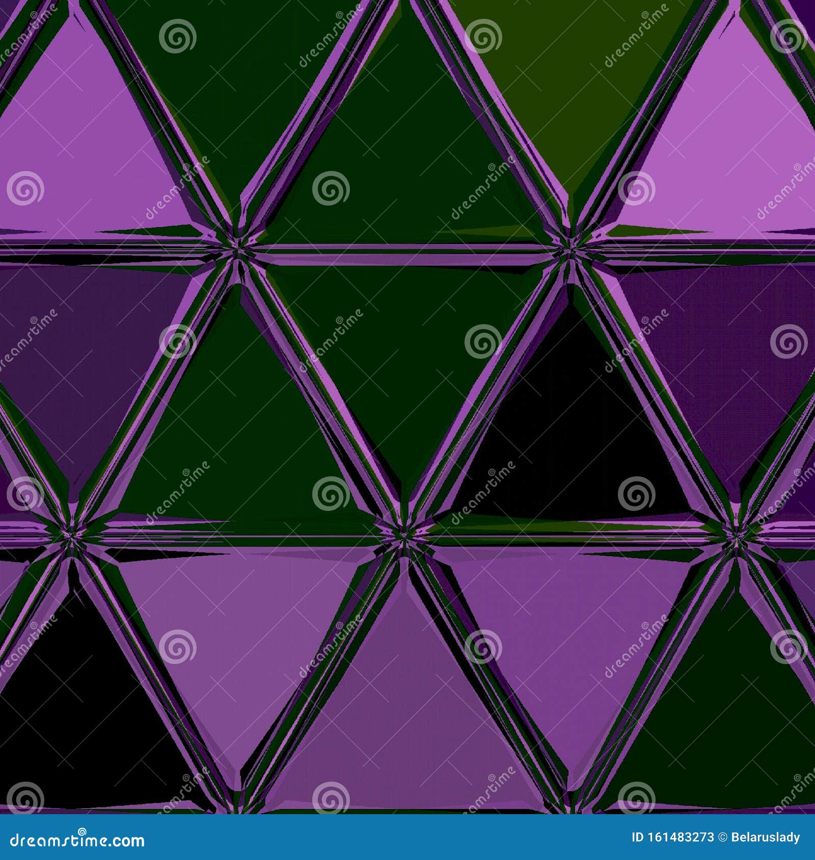 Dark Purple Crystal Gradient Geometric Background, Continuous Pattern ...