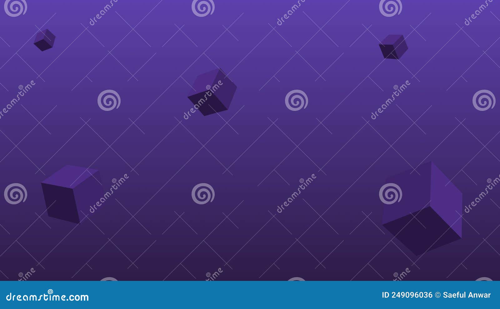 Dark Purple and Cube Background Stock Vector - Illustration of softness ...