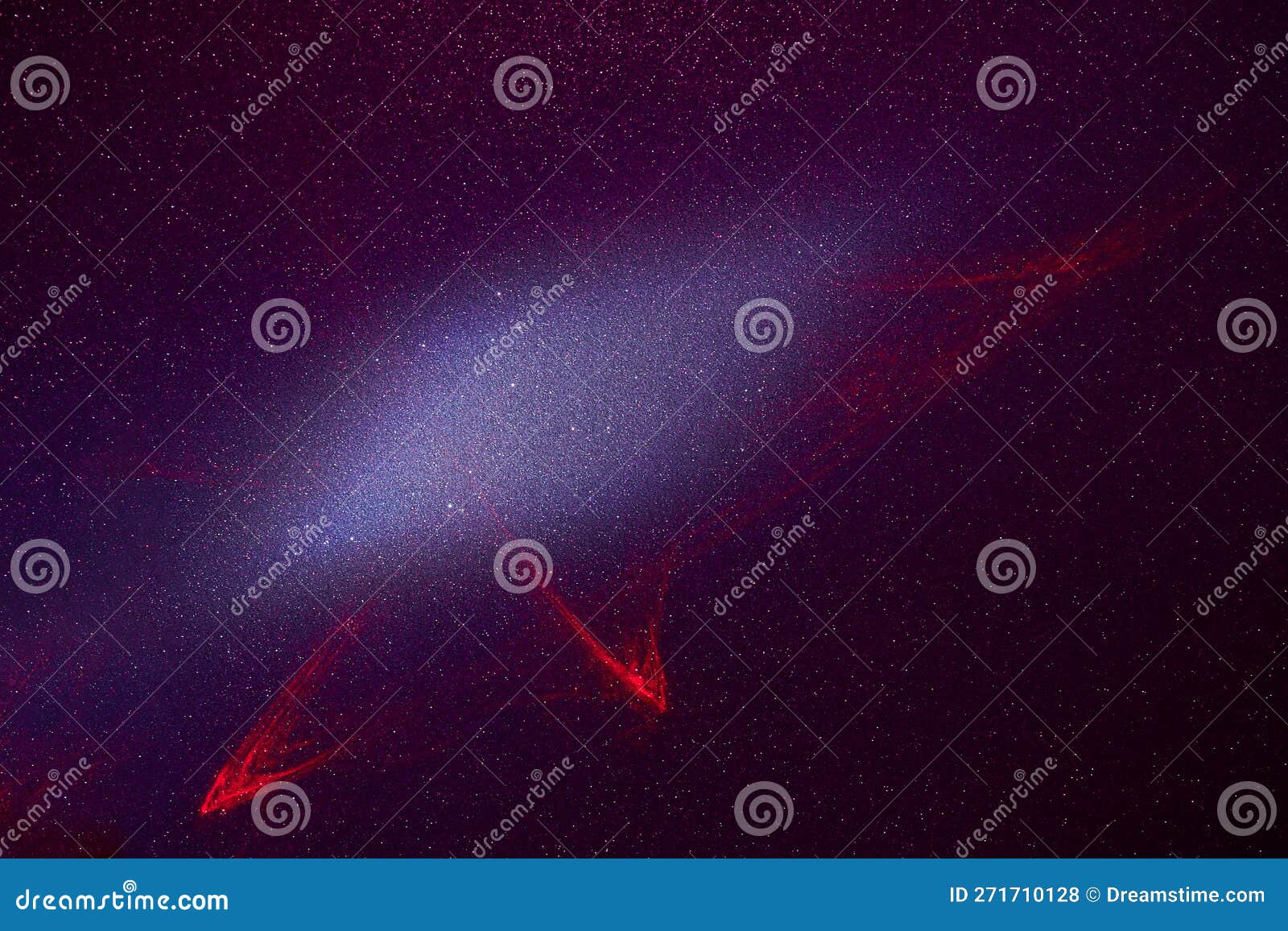 On a Dark Purple Fine-grained Background, a Light Purple Cloud of Light ...