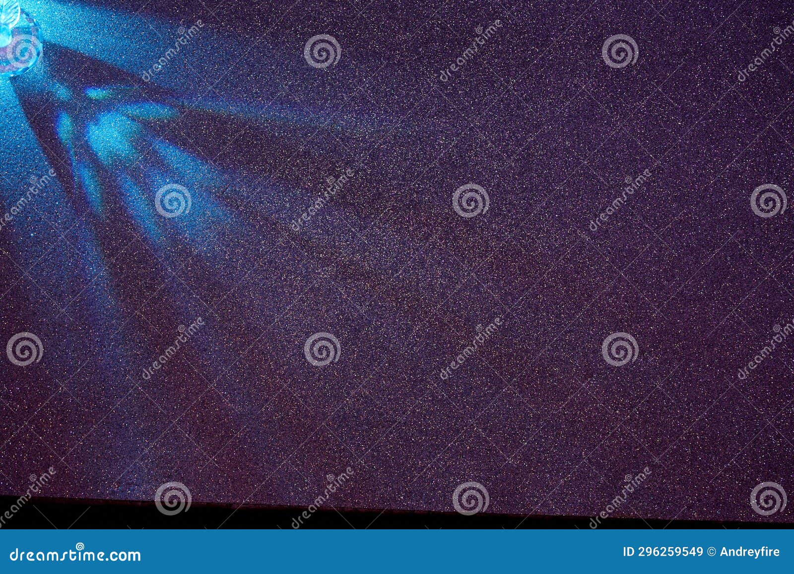 On a Dark Purple Gradient Background, Scattered Light Blue Rays of ...