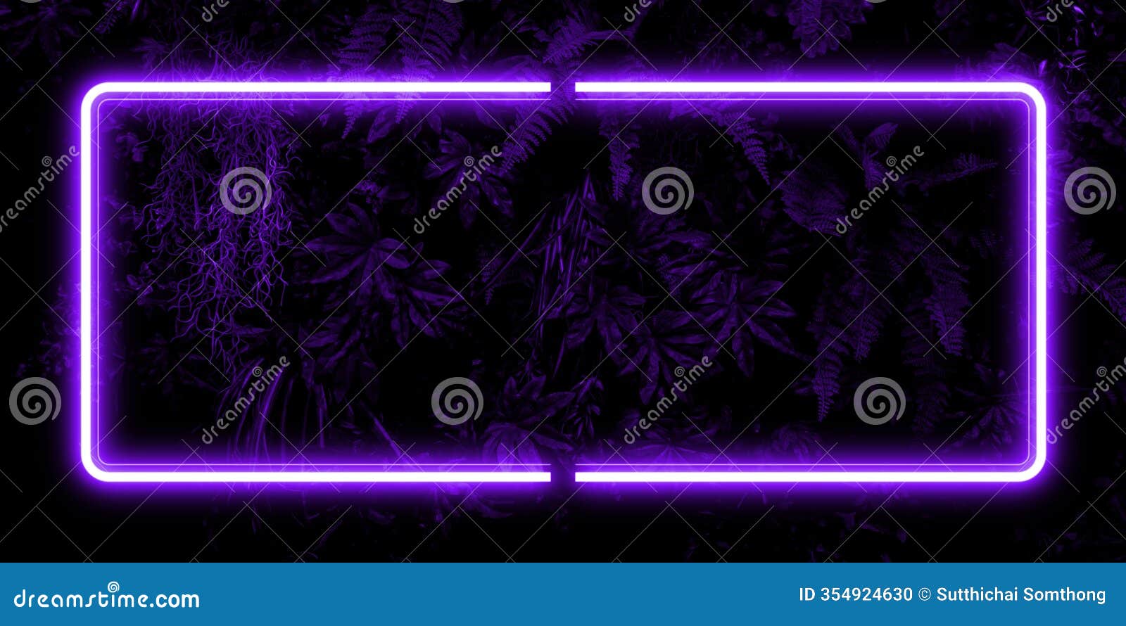 Dark Purple Tree Leaves Background. Dark Purple Neon Light and Glowing ...