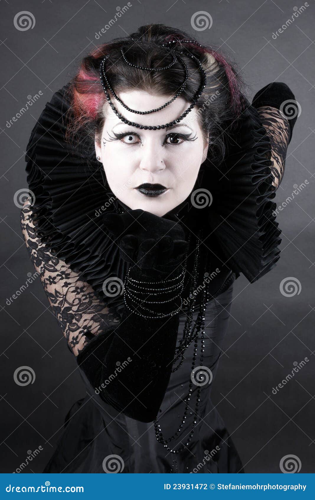 The Dark Queen stock photo. Image of death, caucasian - 23931472