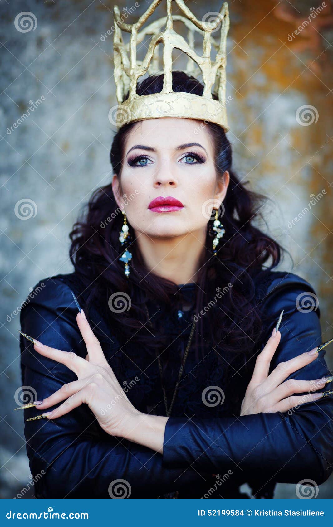 Dark queen stock photo. Image of metal, black, gothic - 52199584