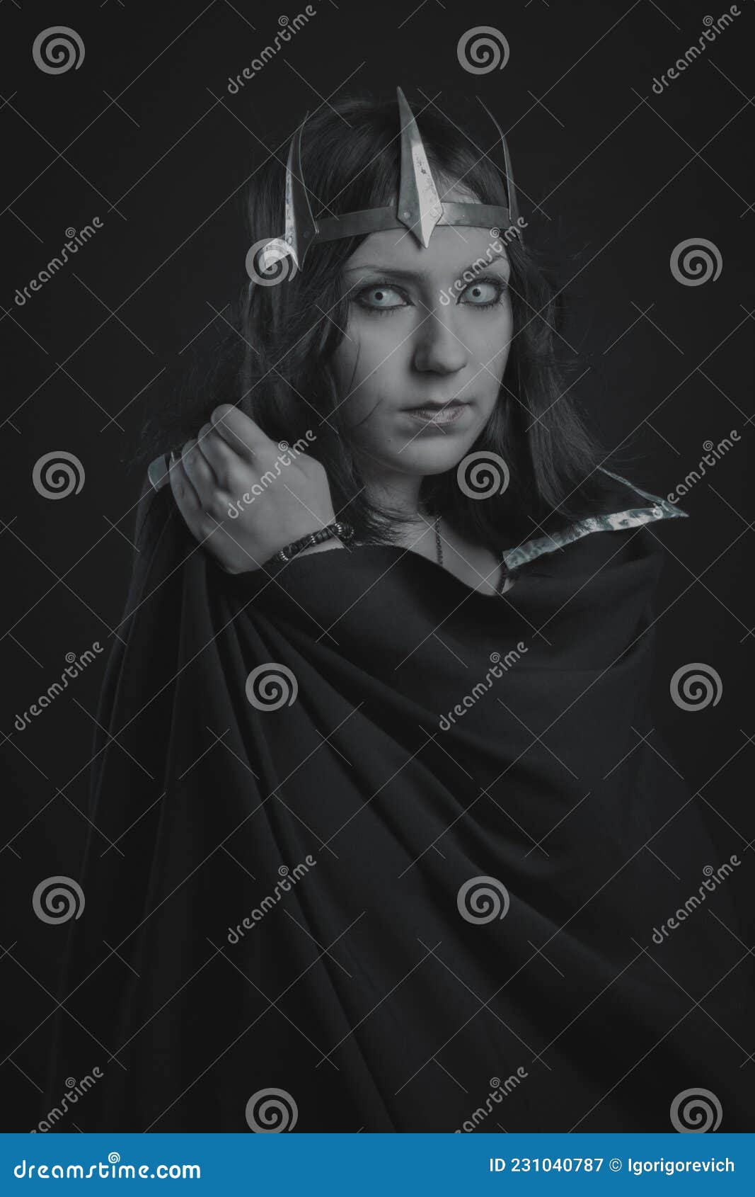 Dark queen stock image. Image of grace, magic, demonic - 231040787