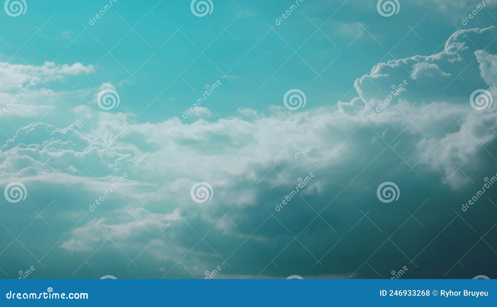 Dark Sky Transition To Light Clouds. Sunrays Sunray Shine through Dark ...