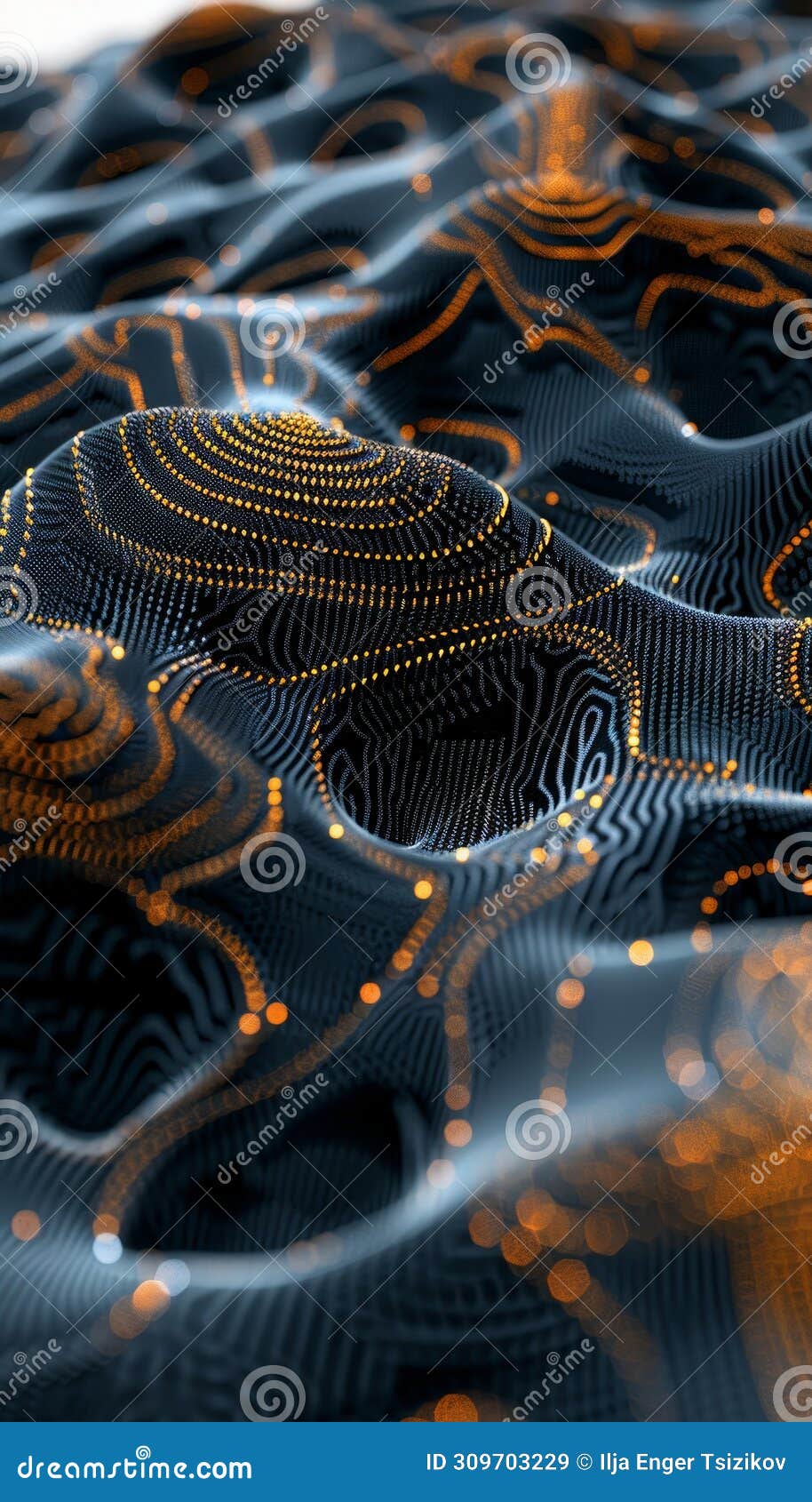 Dark Rainbow Abstract Background in 3d Rendering for Modern Design ...