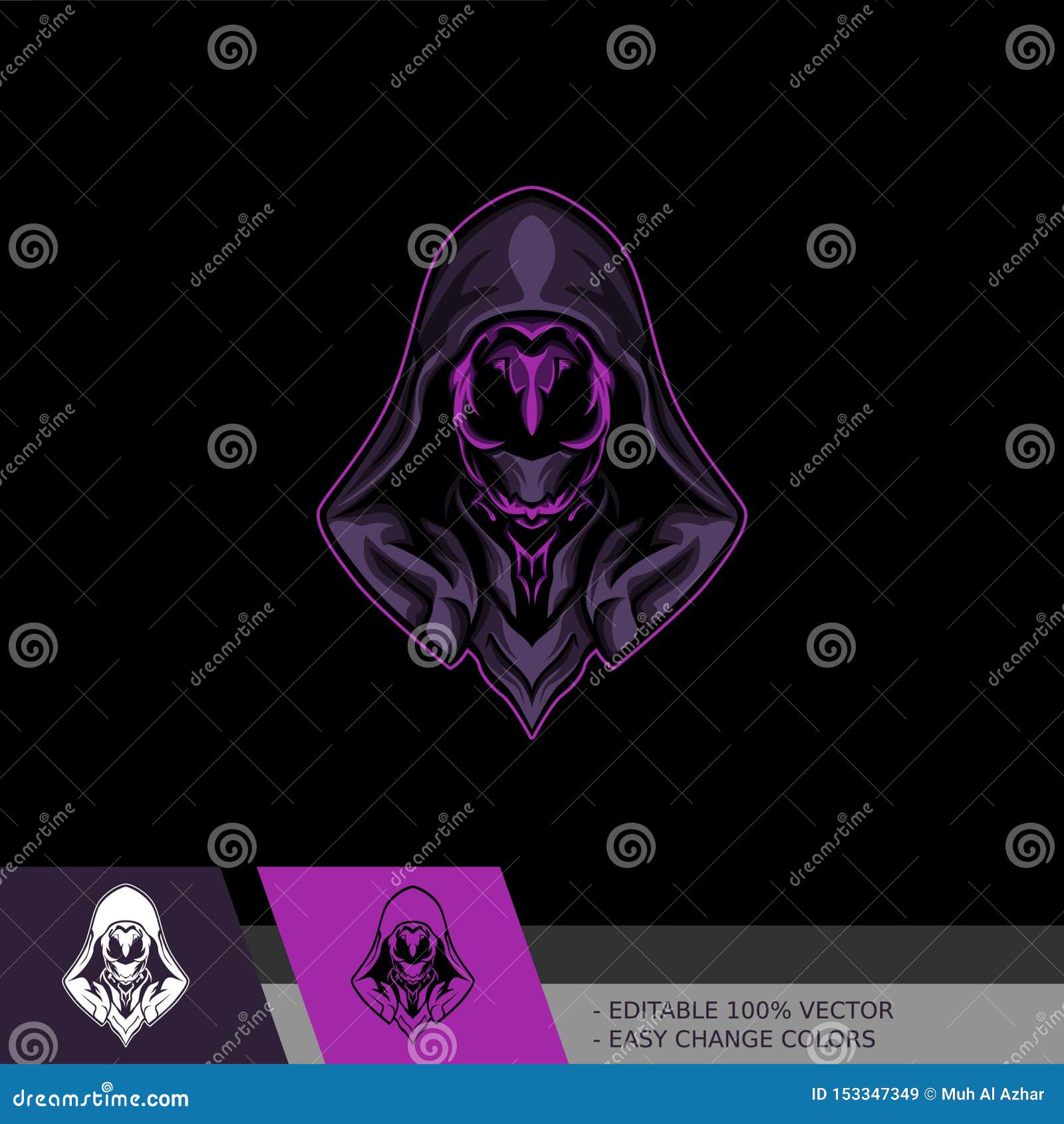 Dark Rangers Squad stock vector. Illustration of shadow - 153347349