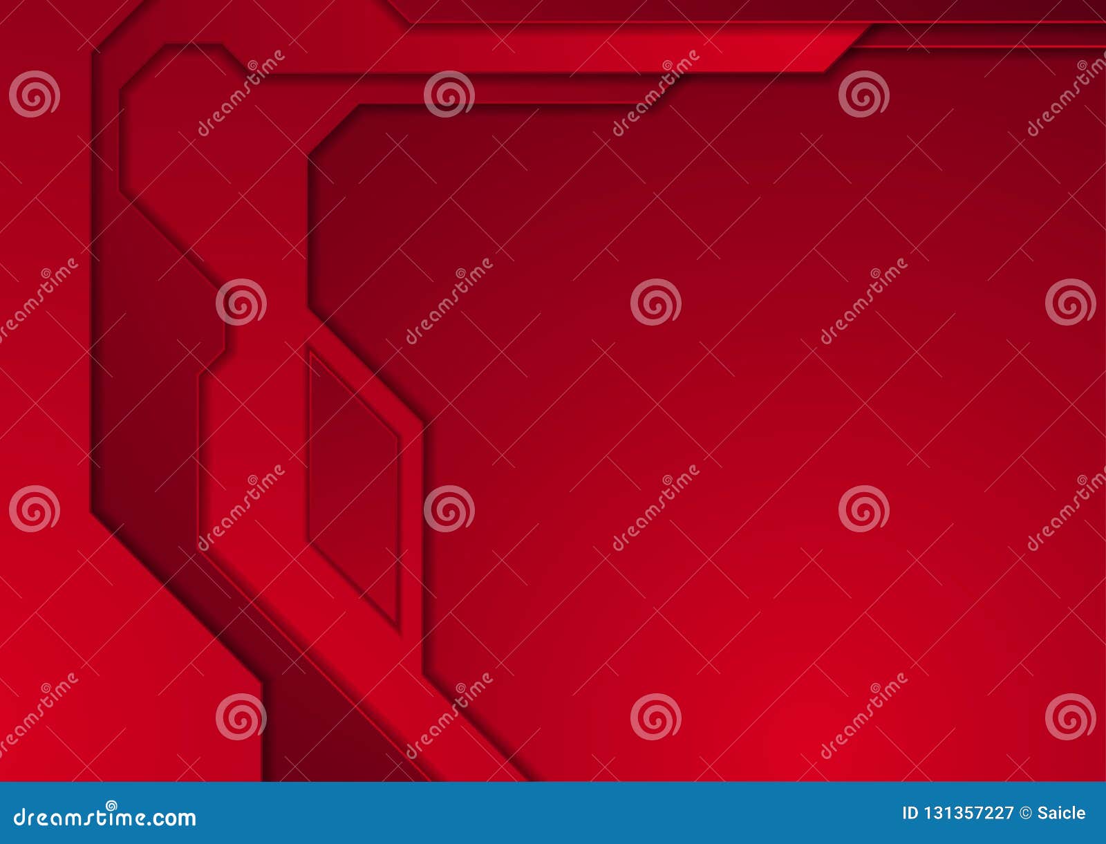 Dark Red Abstract Futuristic Technology Background Stock Vector ...