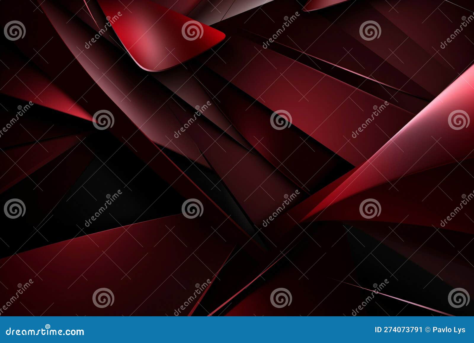 Dark Red Abstract Modern Background. AI Generated Stock Illustration ...