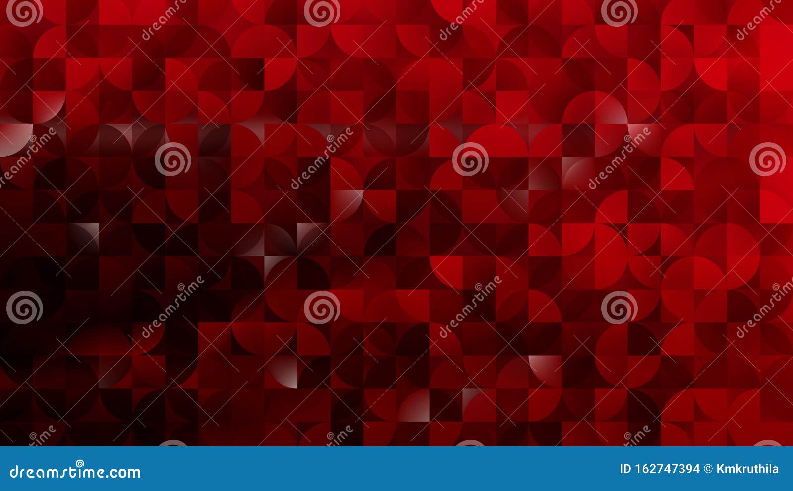 Dark Red Abstract Quarter Circles Background Vector Image Stock Vector ...