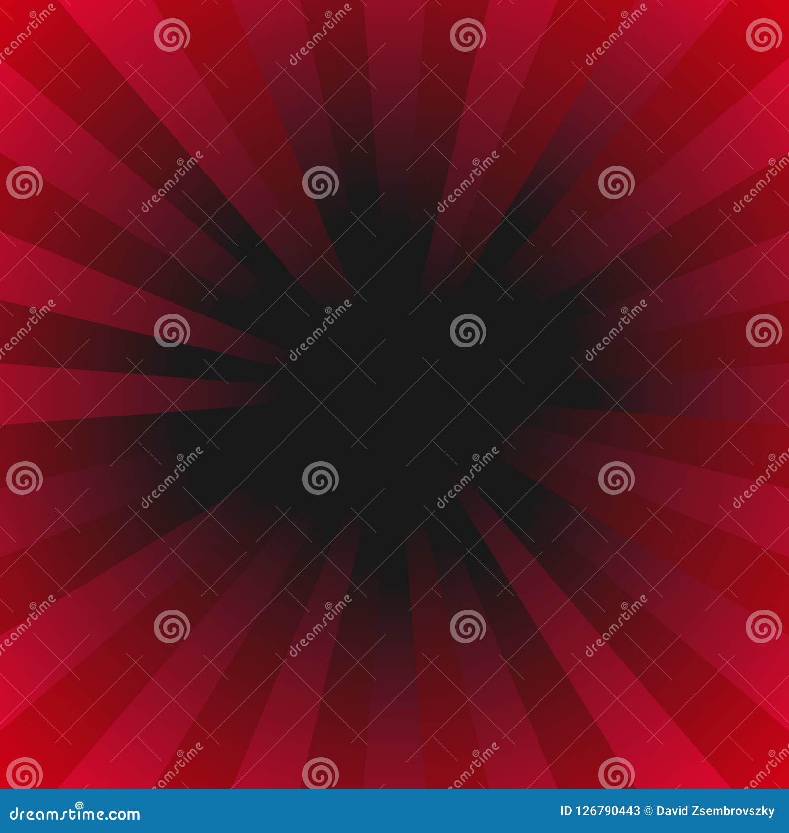 Dark Red Abstract Ray Background - Vector Design with Radial Striped ...