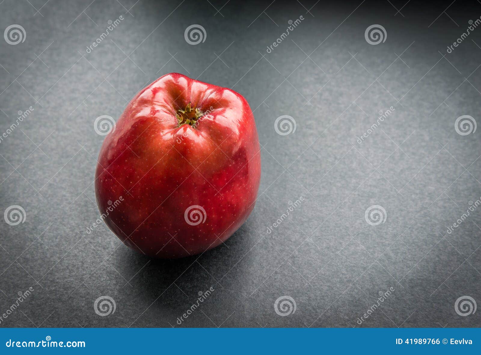 Dark-red apple. stock photo. Image of bright, fruit, food - 41989766
