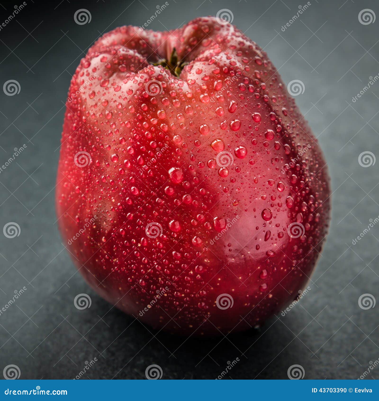 Dark-red apple. stock photo. Image of background, juice - 43703390