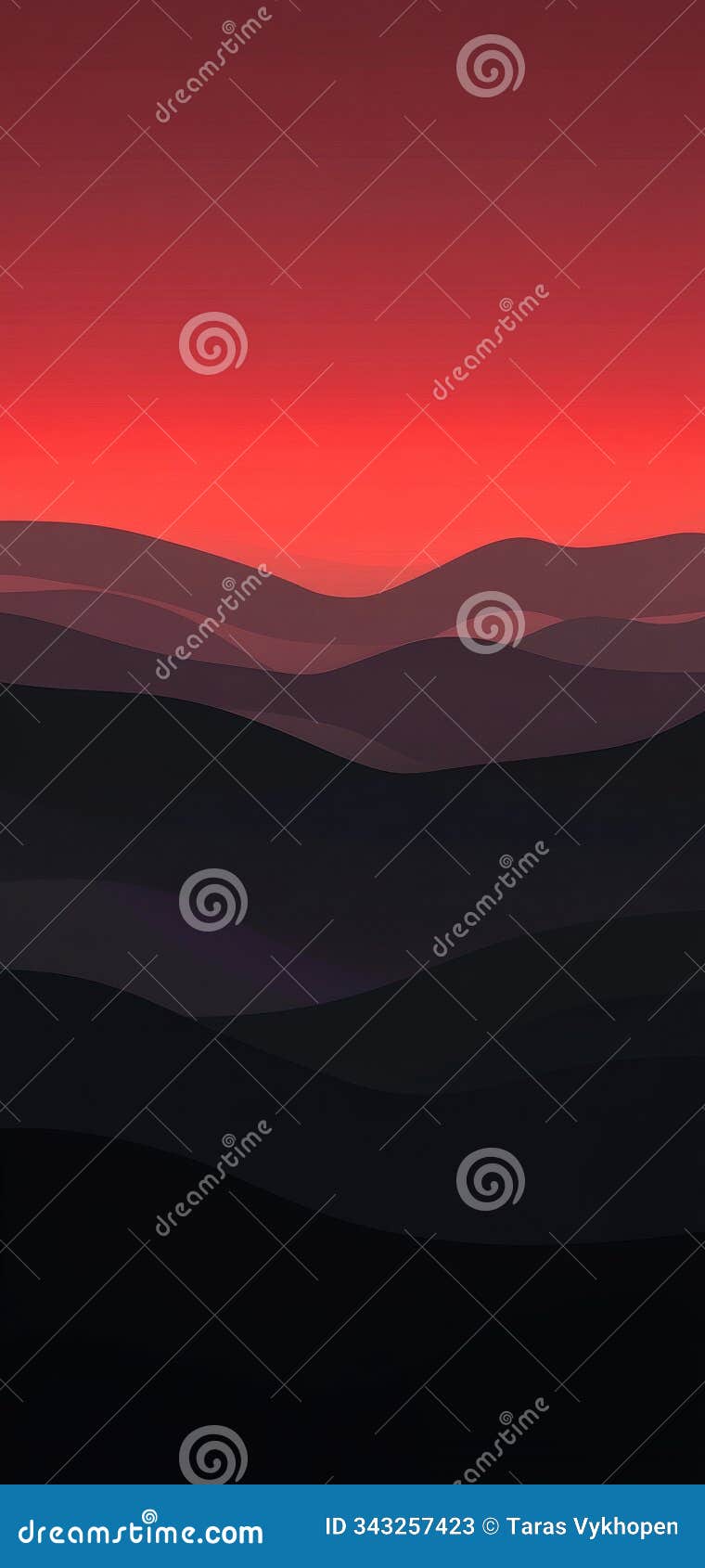 Dark Red and Black Abstract Gradients Creating a Minimalist IPhone ...