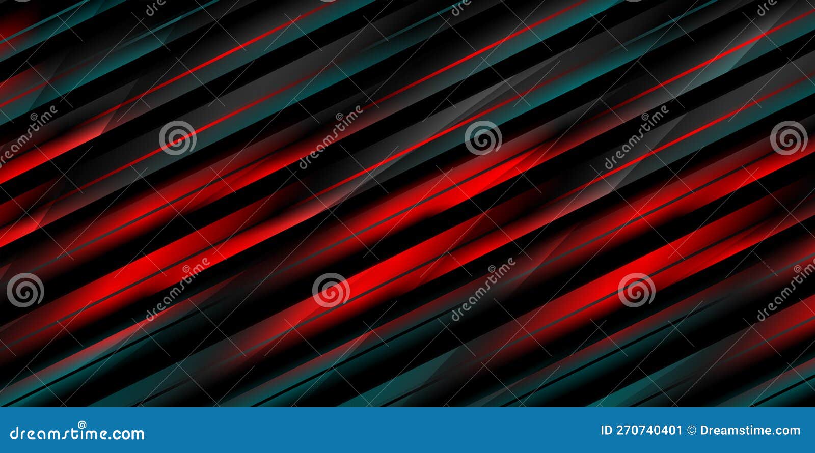 Dark Red and Blue Glossy Stripes Abstract Background Stock Vector ...