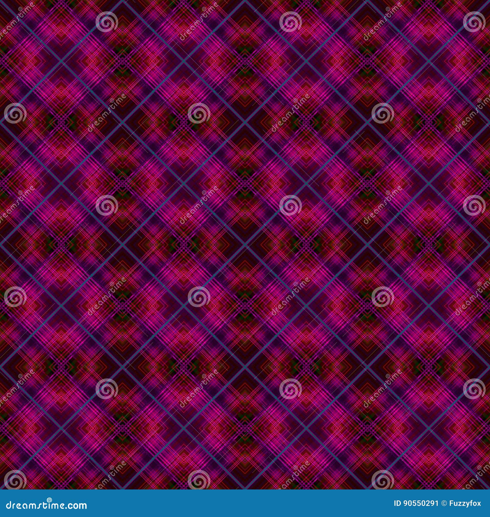 Dark Red Checkered Seamless Pattern Design Stock Illustration ...