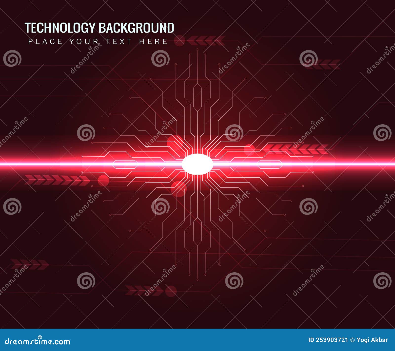 Dark Red Color Light Abstract Technology Background for Computer ...