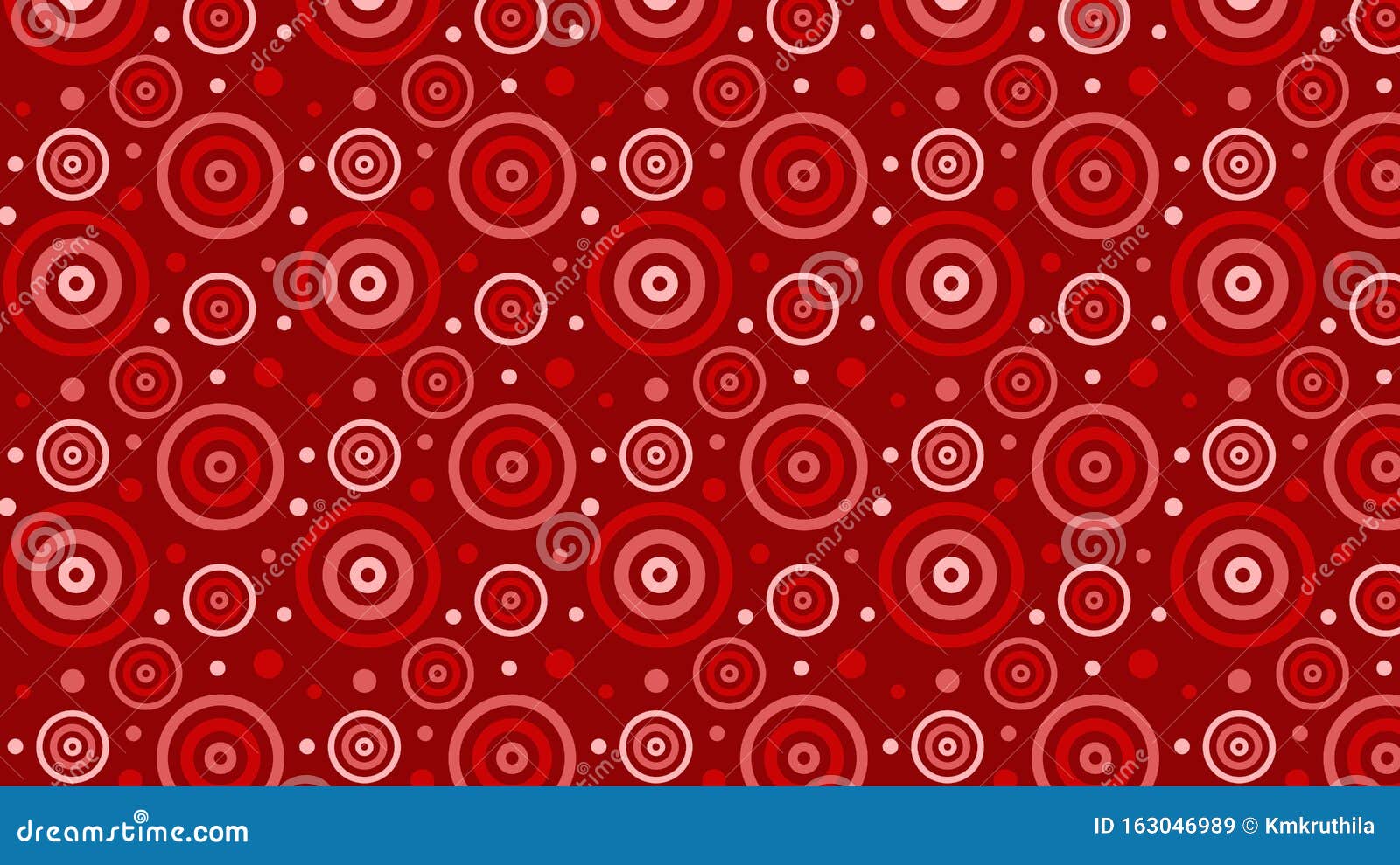 Dark Red Concentric Circles Pattern Background Image Stock Vector ...