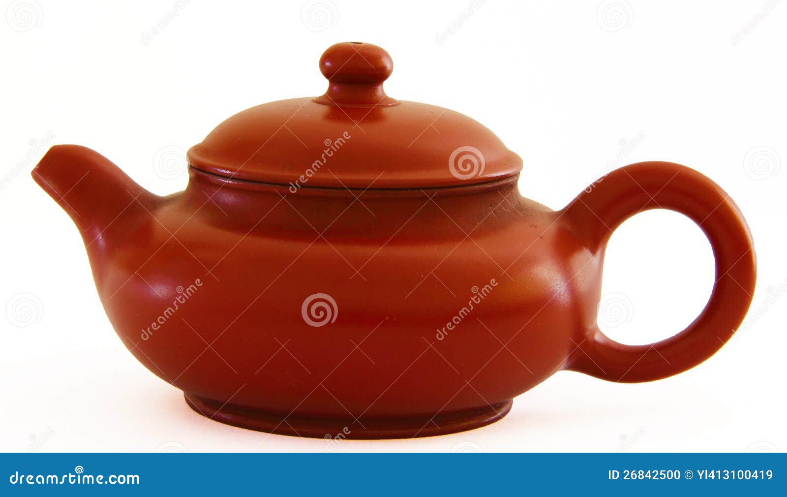 Dark-red enameled pottery stock photo. Image of traditional - 26842500