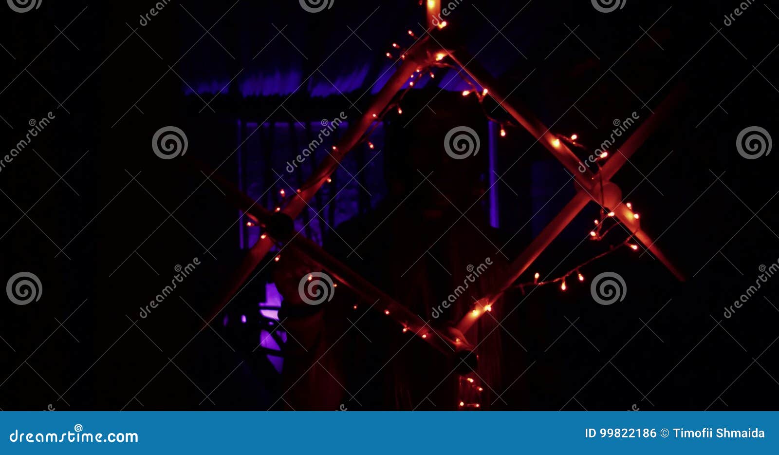 Dark Red Evil Snow. Ancient Aliens Signs. Stock Footage - Video of ...