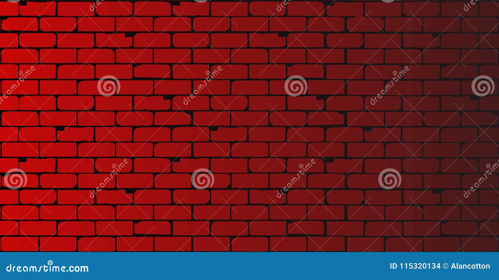 Dark Red Fading Wall Background Stock Vector - Illustration of dark ...