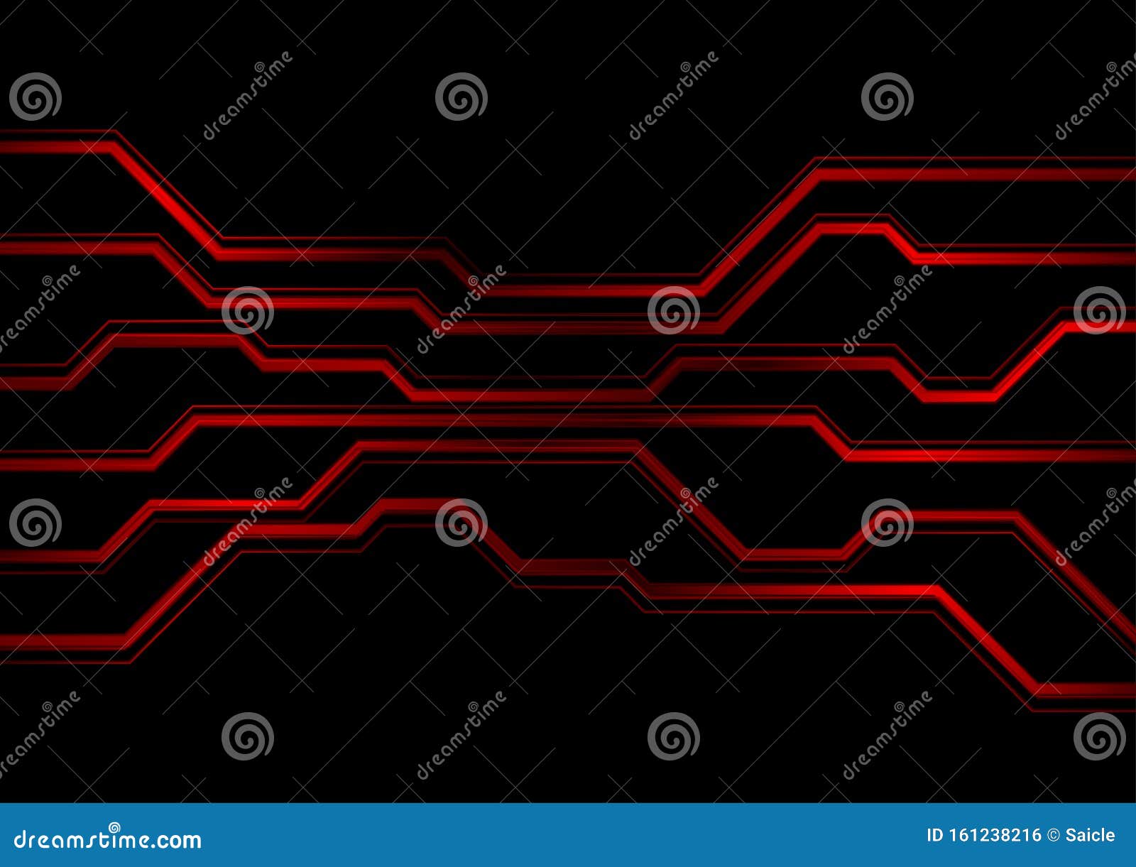 Dark Red Glossy Circuit Board Lines Abstract Tech Background Stock ...