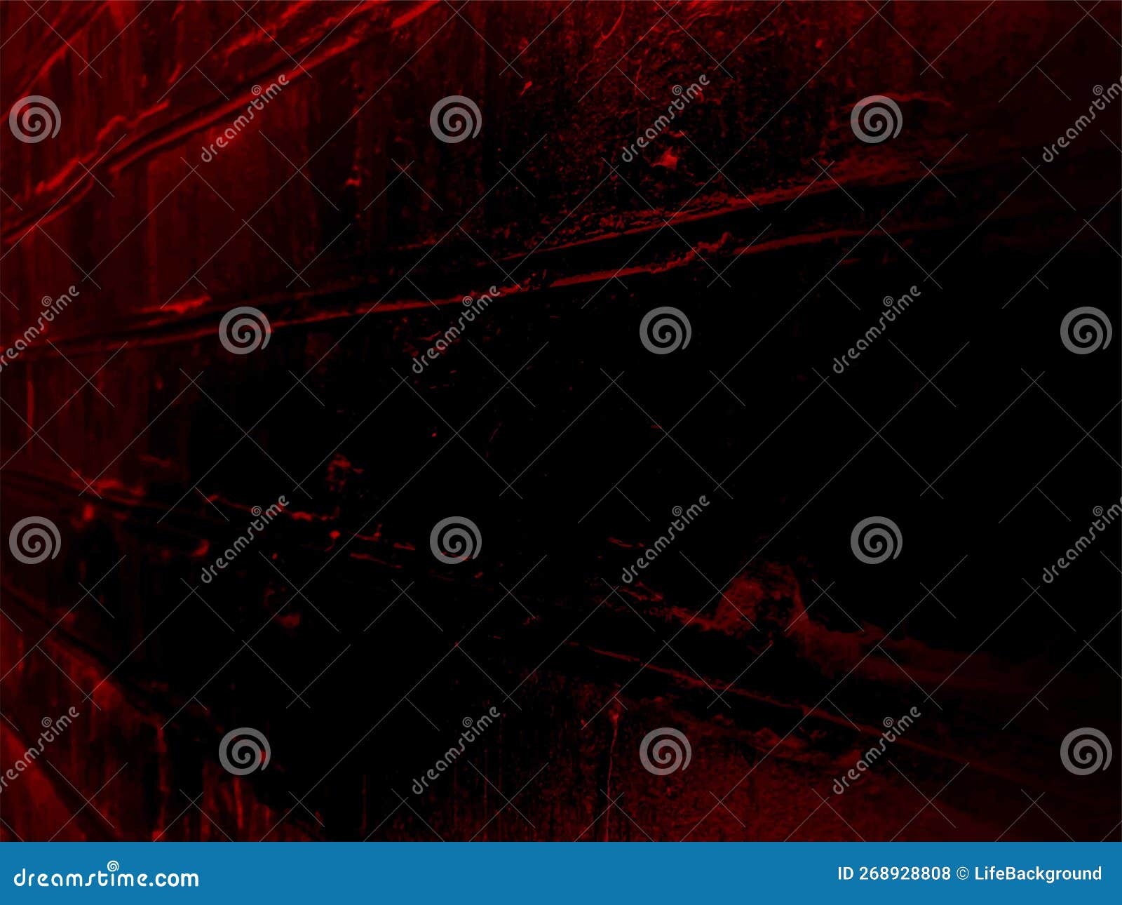 Dark Red Gradient Texture of Old Smoldering Brick Wall, Vector Grunge ...