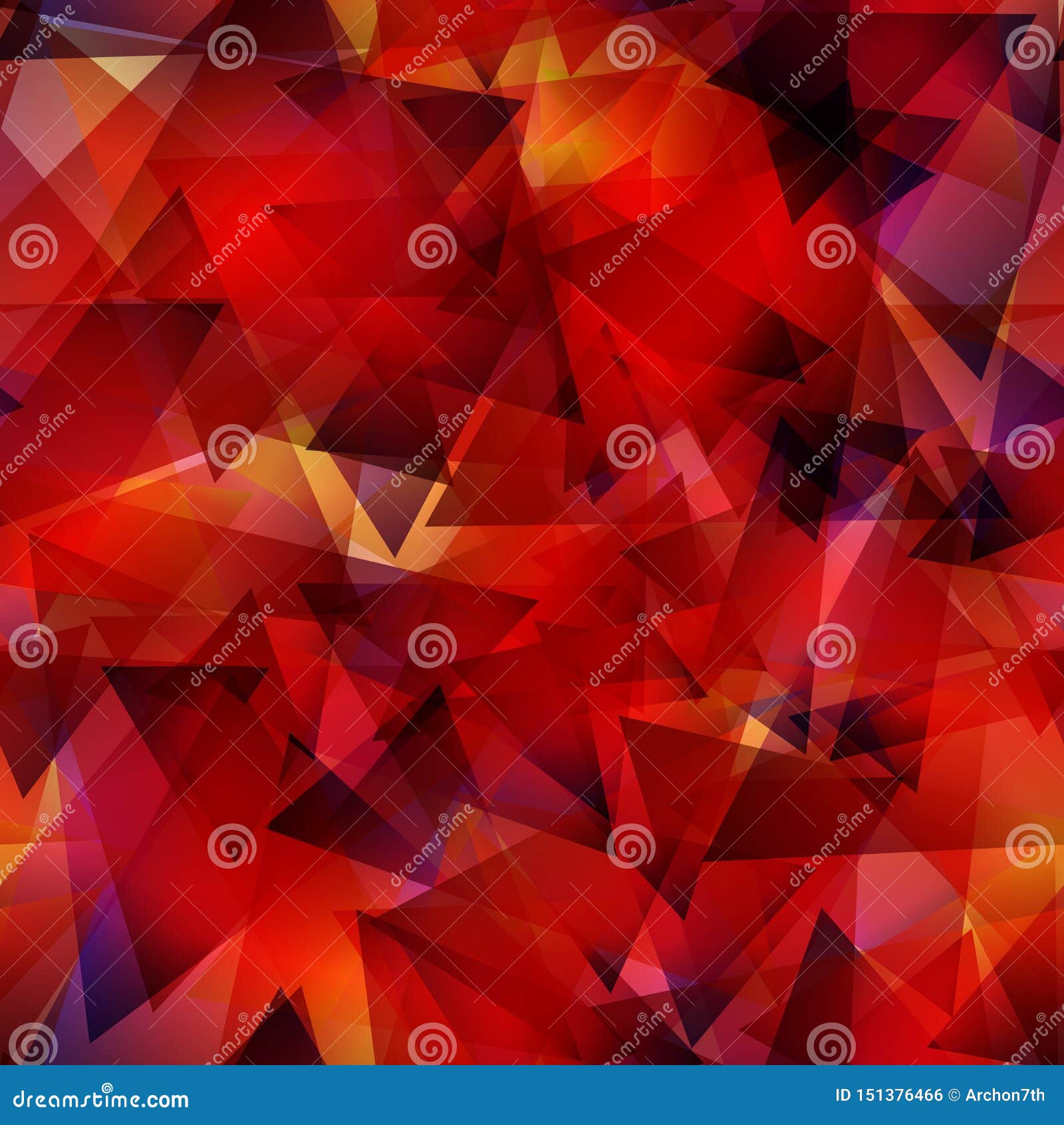 Dark Red Gradient Triangle Mosaic Template. Glitter Abstract ...