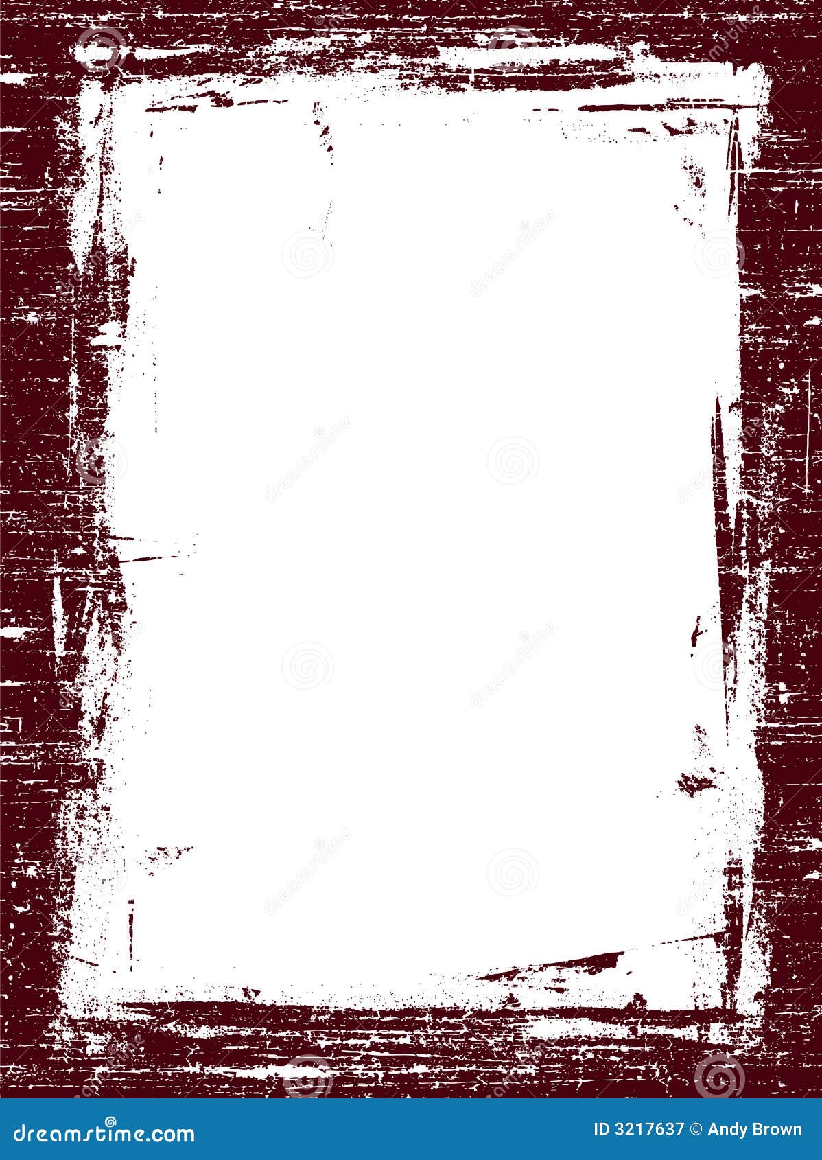 Dark red Grunged border stock vector. Illustration of border - 3217637