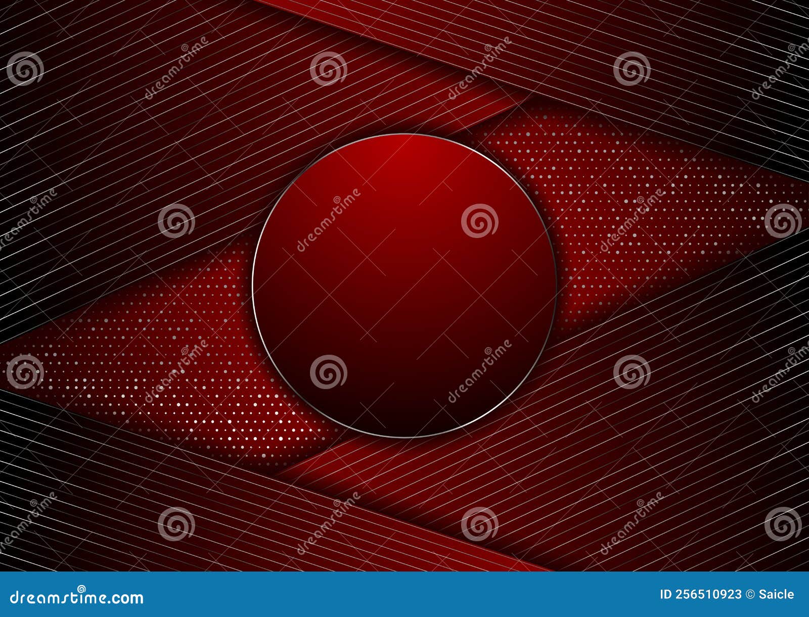 Dark Red and Metallic Abstract Tech Geometric Background Stock Image ...