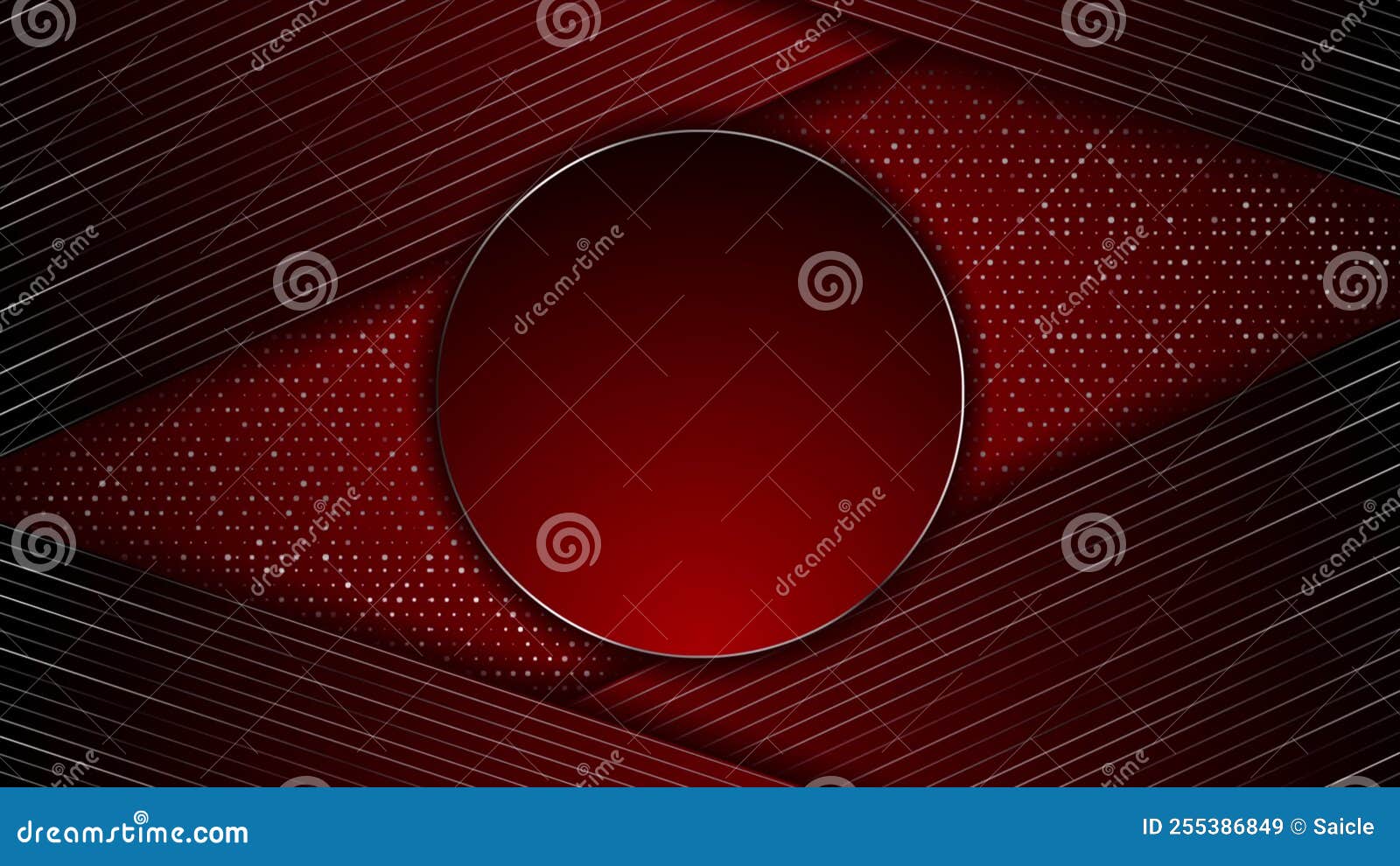 Dark Red and Metallic Abstract Tech Geometric Motion Background Stock ...