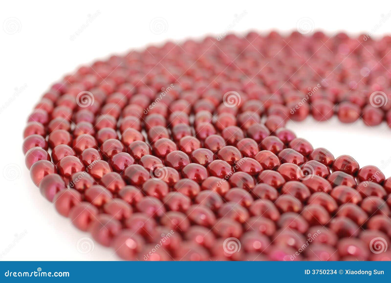Dark red pearl strands stock photo. Image of gold, bracelet - 3750234