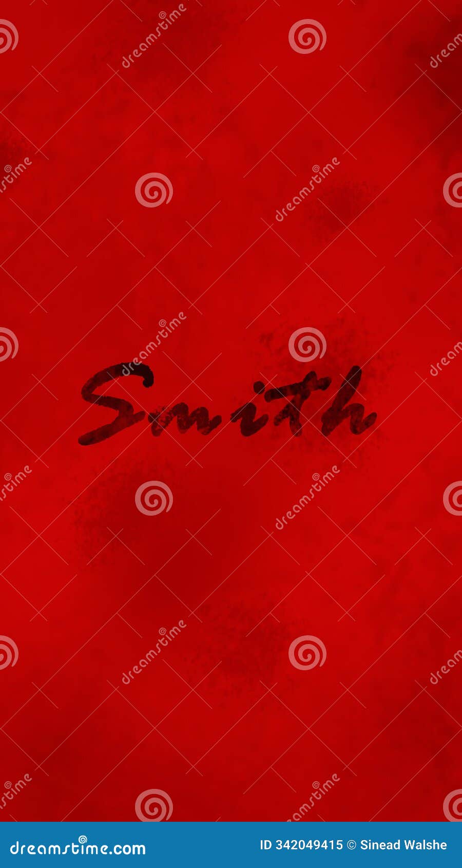 Dark Red Phone Wallpaper with Name Smith Stock Illustration ...