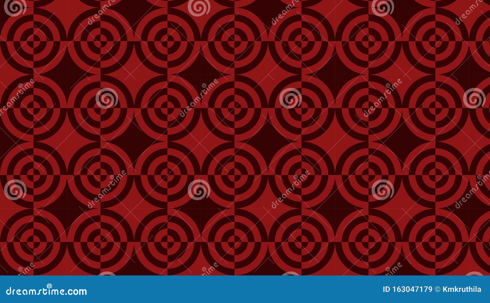 Dark Red Quarter Circles Background Pattern Vector Stock Vector ...