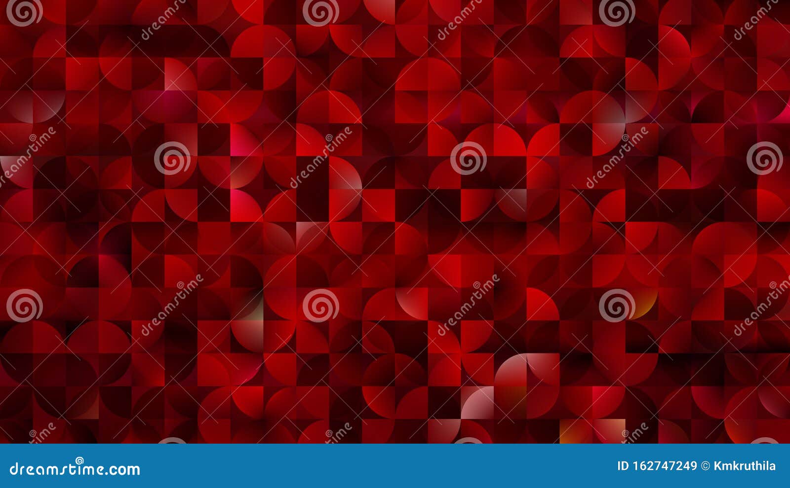 Dark Red Quarter Circles Background Vector Stock Vector - Illustration ...