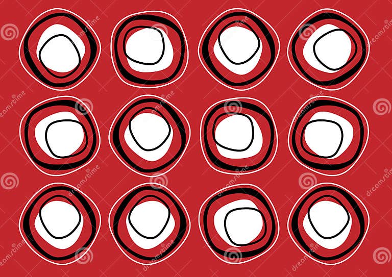 Dark red repeat pattern stock vector. Illustration of creative - 13024074