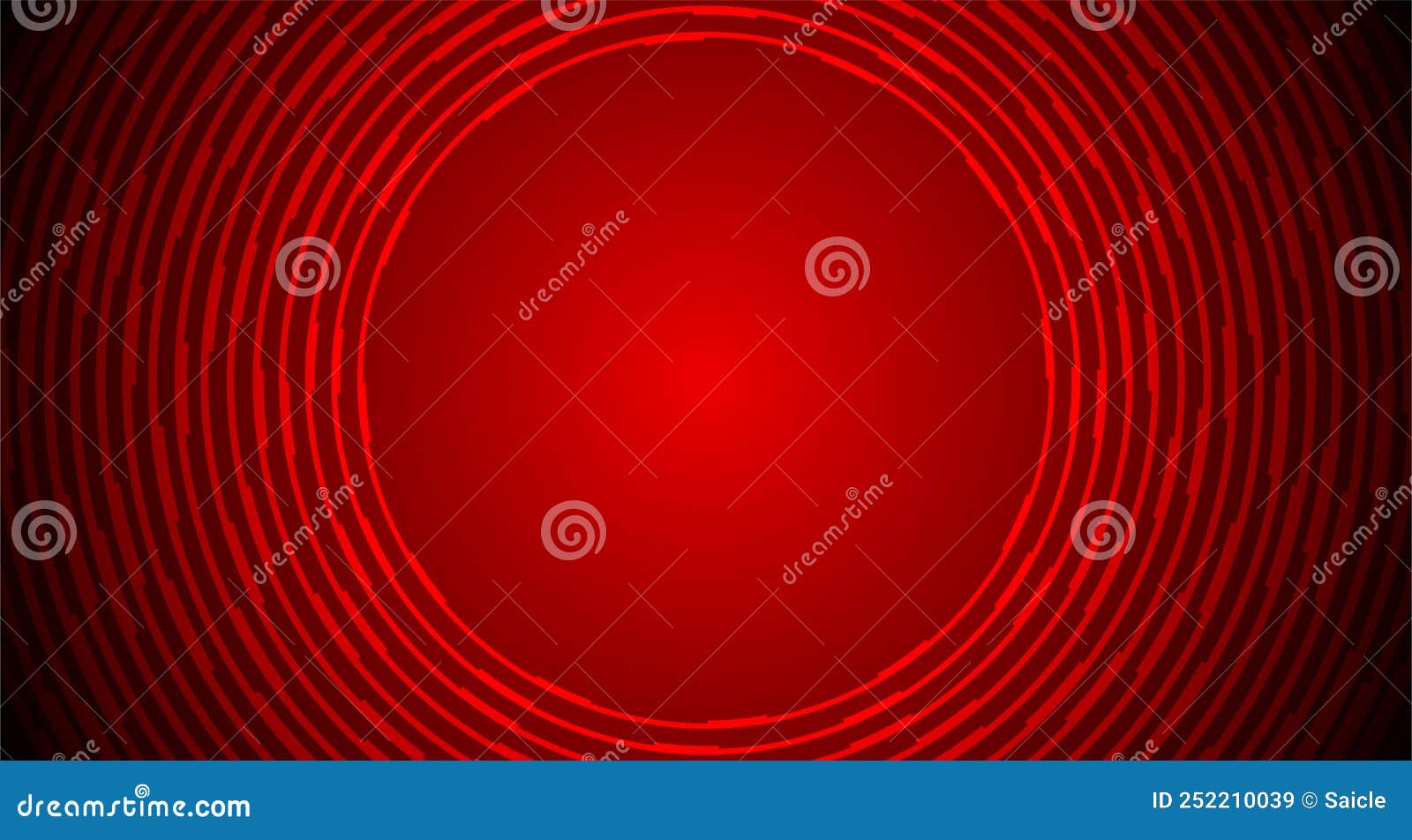 Dark Red Round Lines Abstract Tech Background Stock Vector ...