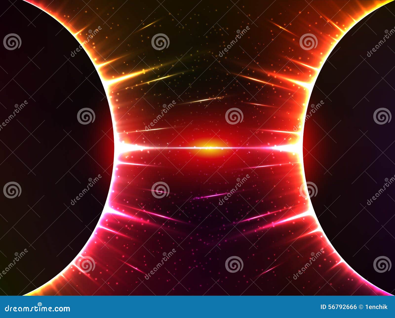 Dark Red Shining Cosmic Spheres Gravity Stock Vector - Illustration of ...