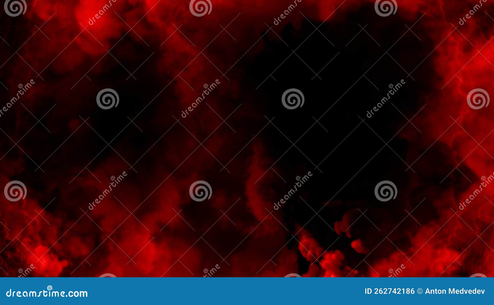 Dark Red Smoke or Clouds Content Frame Bg - Abstract 3D Rendering Stock ...