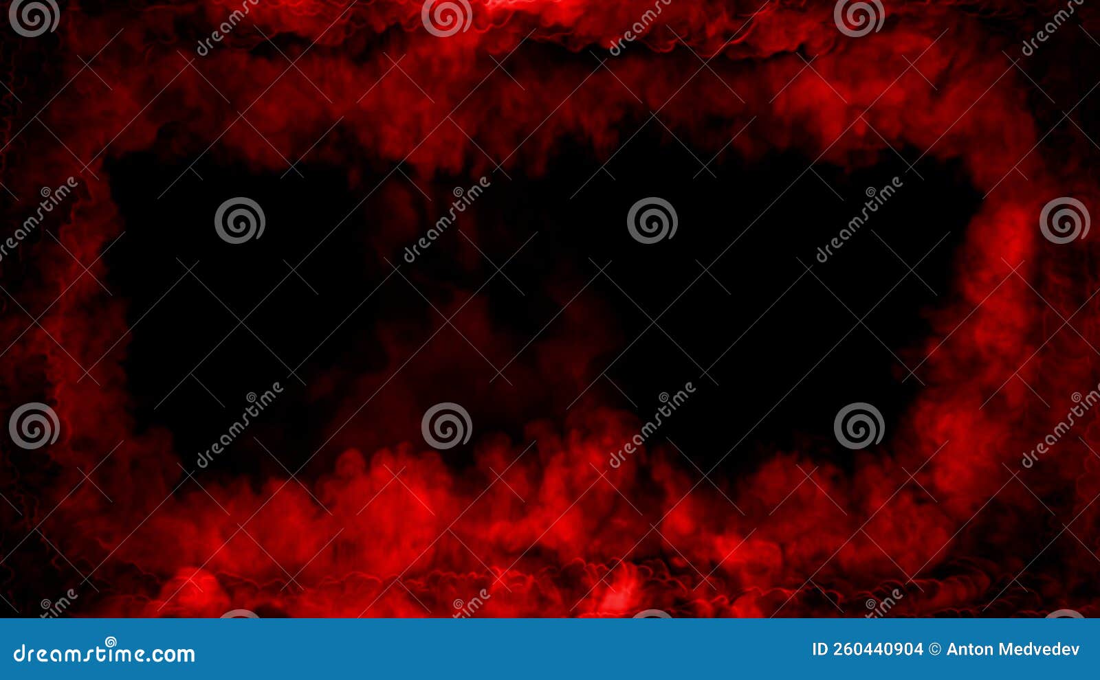 Dark Red Smoke or Clouds Square Content Frame, Isolated - Abstract 3D ...