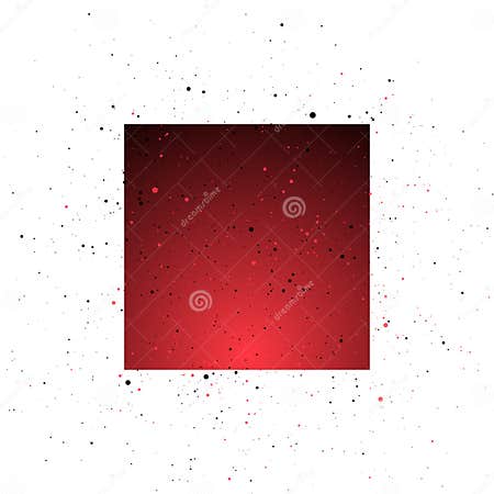 Dark Red Square and Small Dots Abstract Geometric Background Stock ...