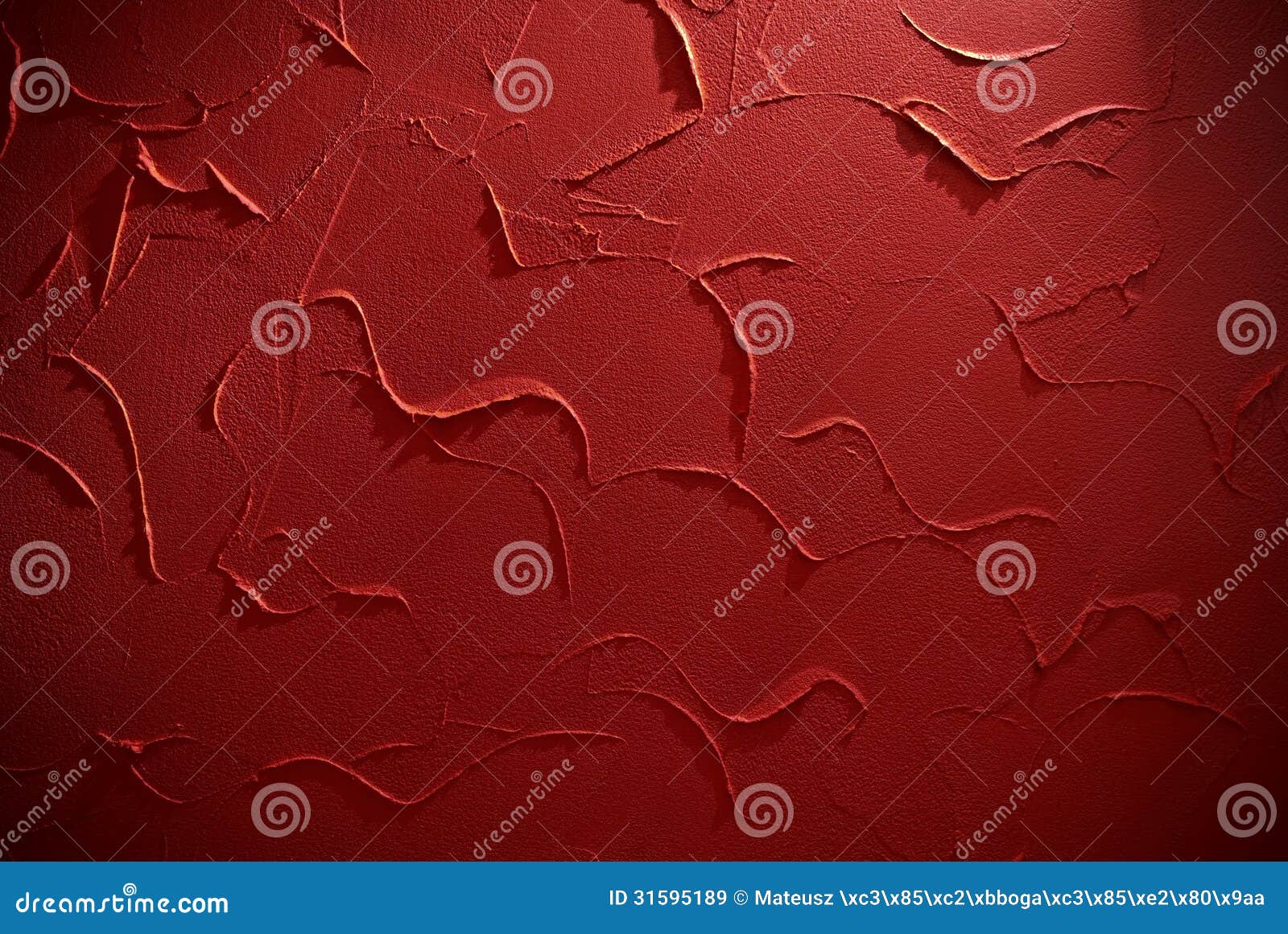 Dark Red Structural Plaster Background or Texture Stock Image - Image ...